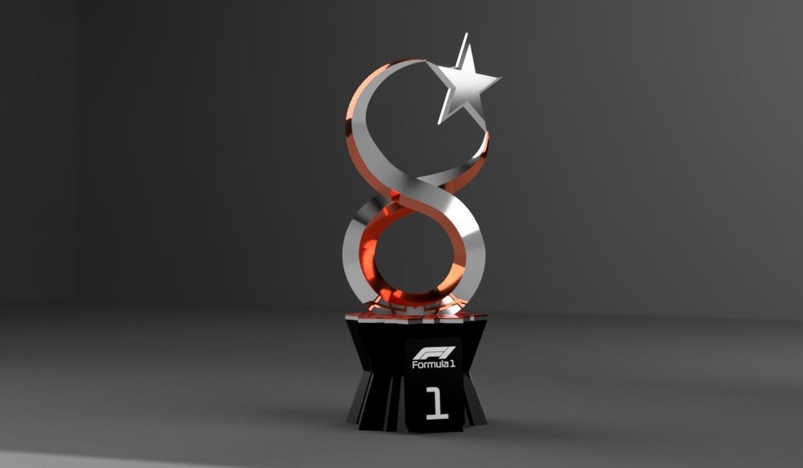 F1 2021 TURKISH GP TROPHY 3D model 3D printable | CGTrader