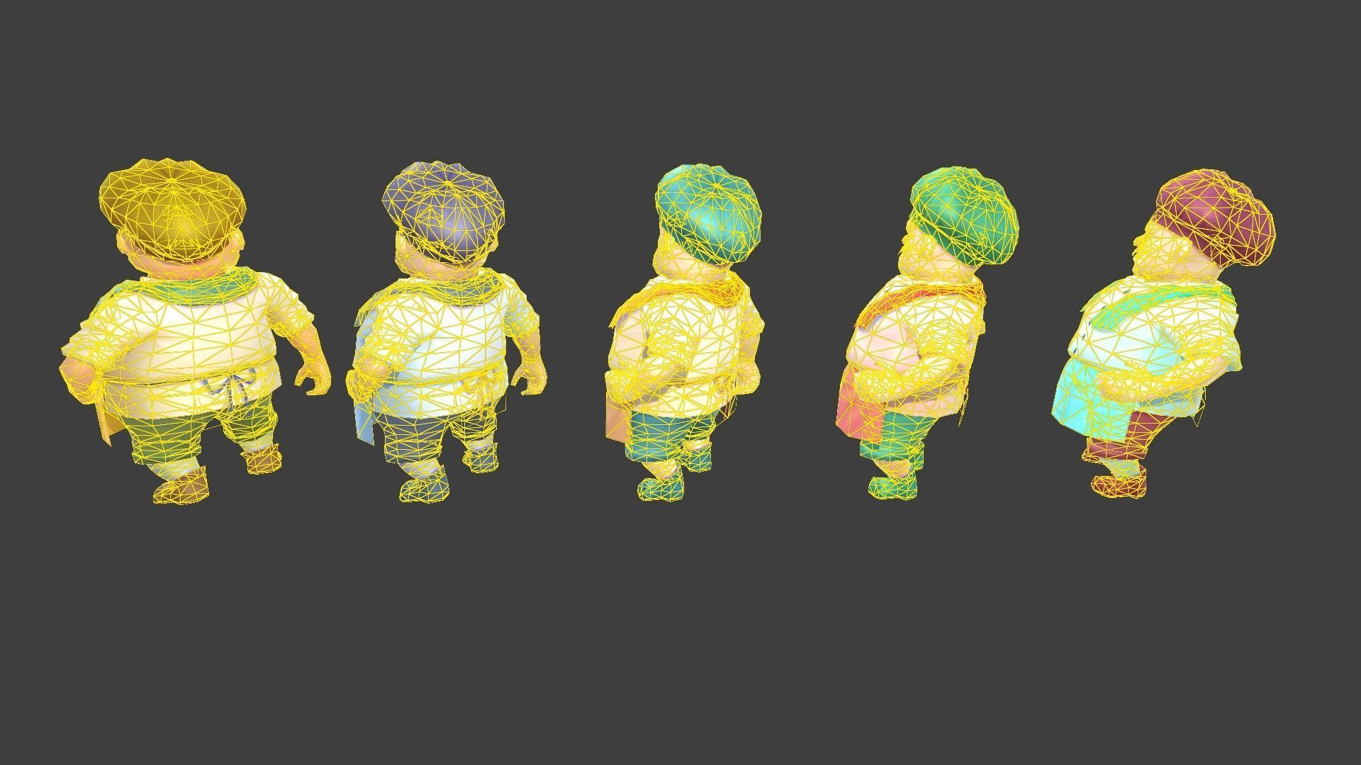 3D model Chefs VR / AR / low-poly | CGTrader