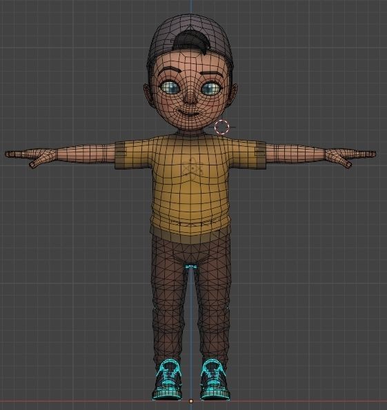 3D model Set of cartoon characters VR / AR / low-poly | CGTrader