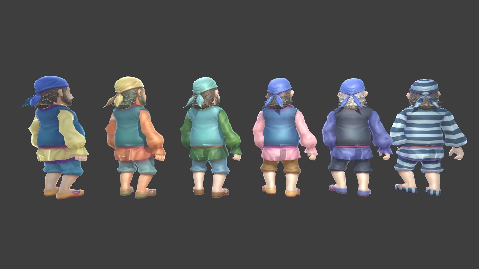 3D model Sailors VR / AR / low-poly | CGTrader