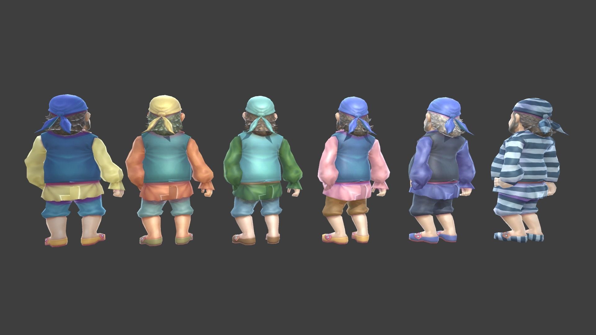 3D model Sailors VR / AR / low-poly | CGTrader