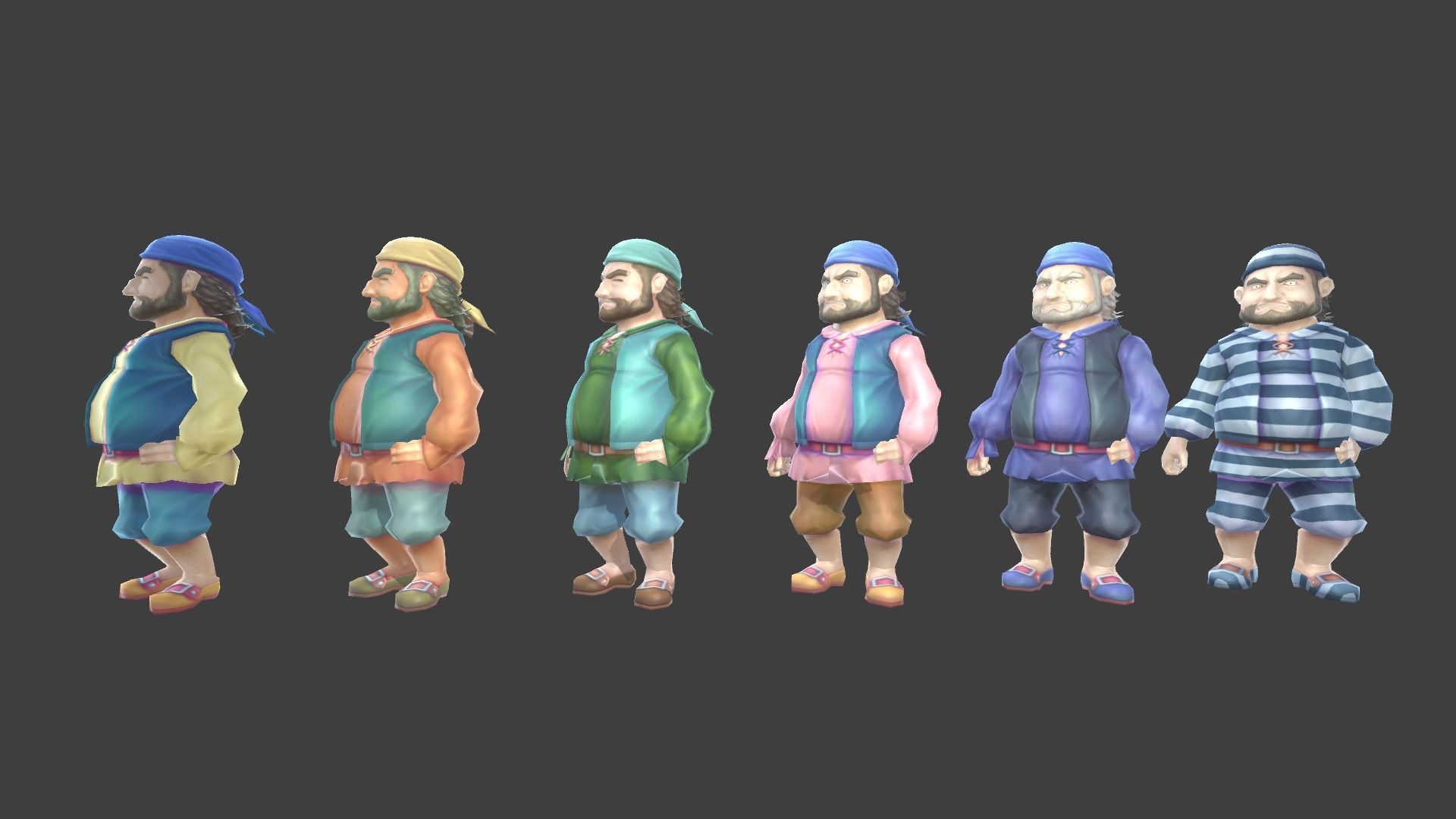 3D model Sailors VR / AR / low-poly | CGTrader