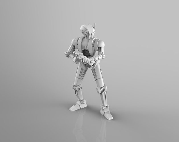 Ancient Aggro Droid 3D model 3D printable | CGTrader