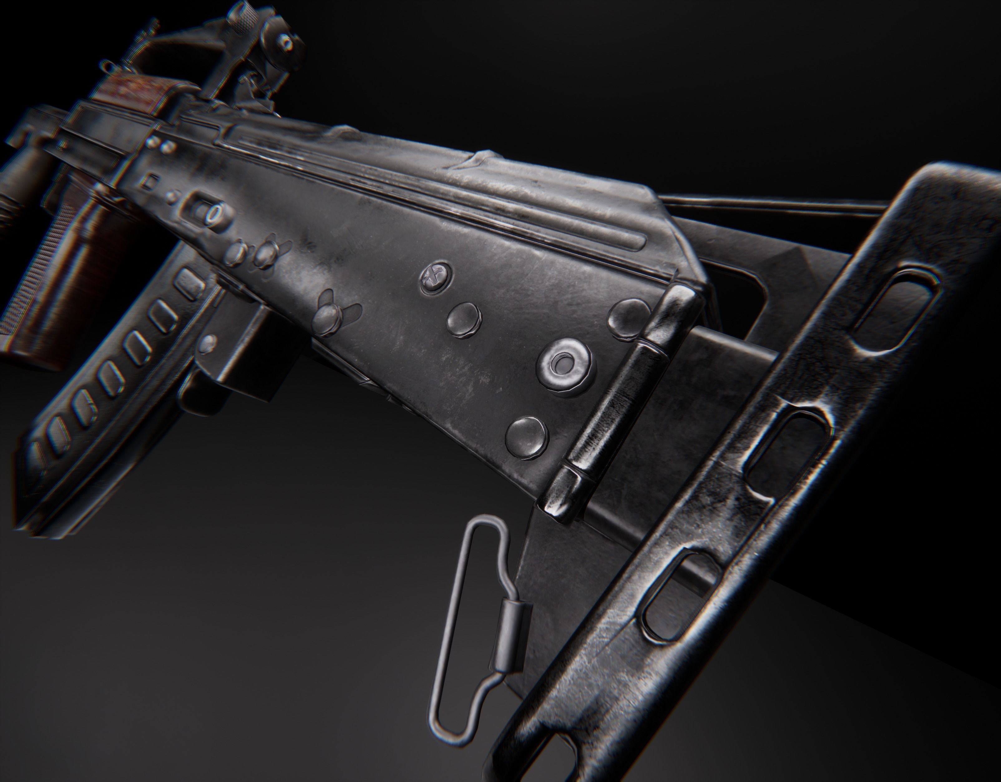 3D model AAA GROZA Game Ready PBR VR / AR / low-poly | CGTrader