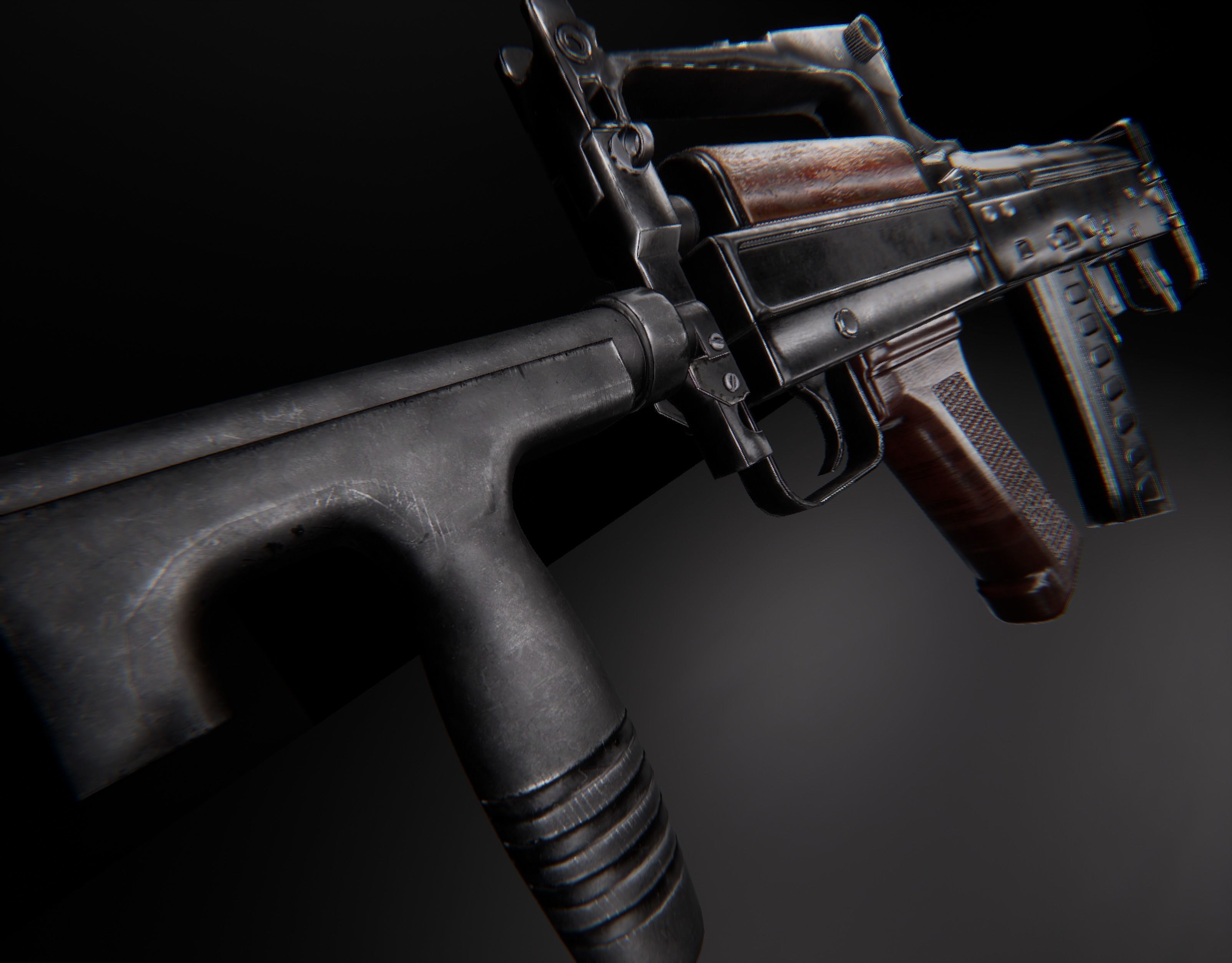 3D model AAA GROZA Game Ready PBR VR / AR / low-poly | CGTrader