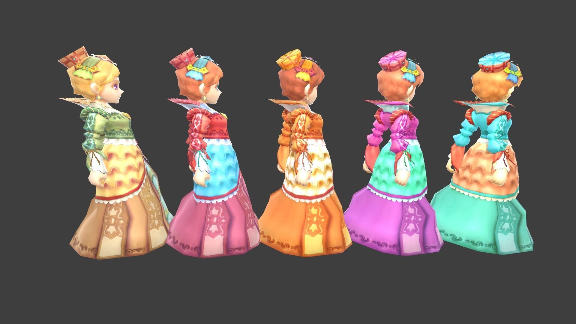 3D model Queens VR / AR / low-poly | CGTrader