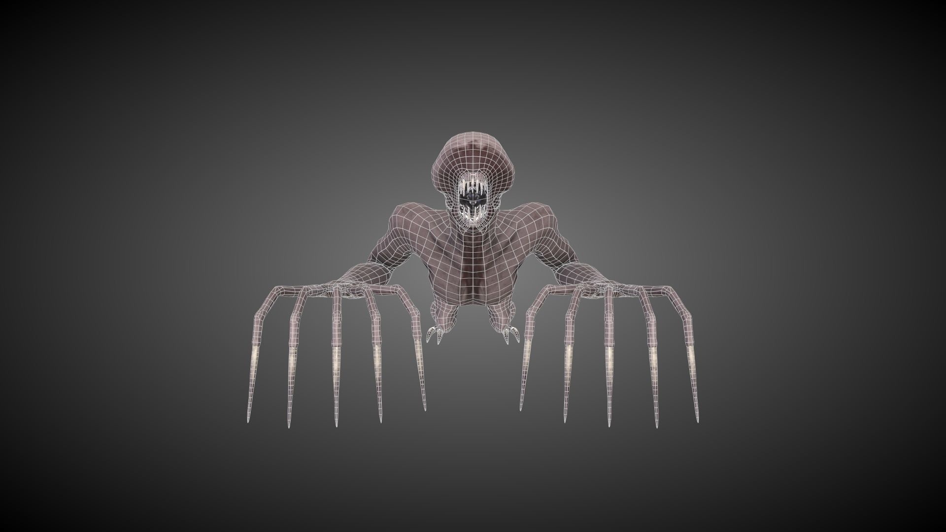 3D model Horror blind monster VR / AR / low-poly | CGTrader