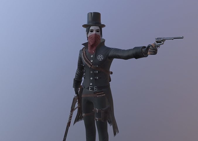 3D model Alastor low-poly game charcter VR / AR / low-poly | CGTrader