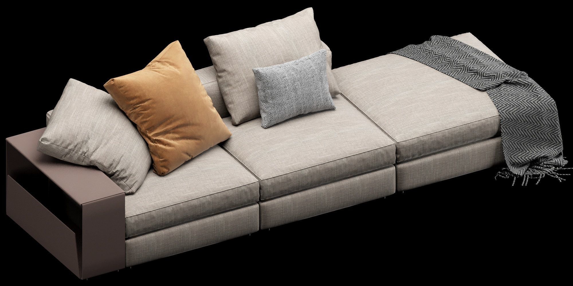 Flexform Harper 3D model | CGTrader