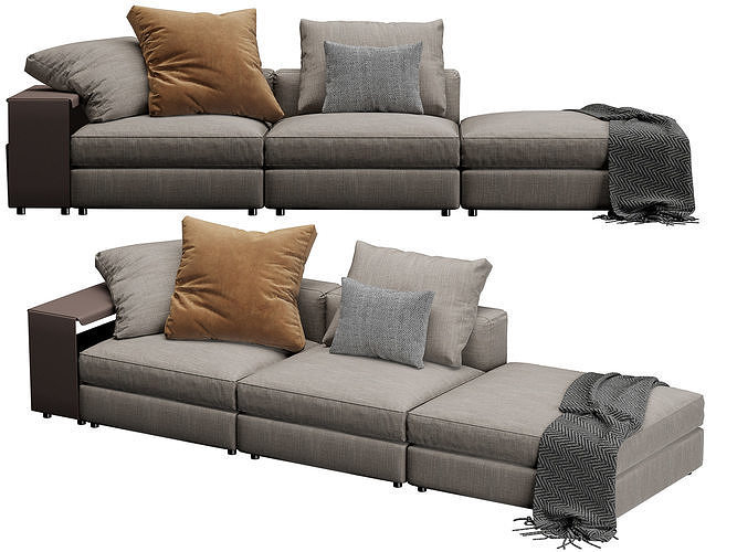 Flexform Harper 3D model | CGTrader