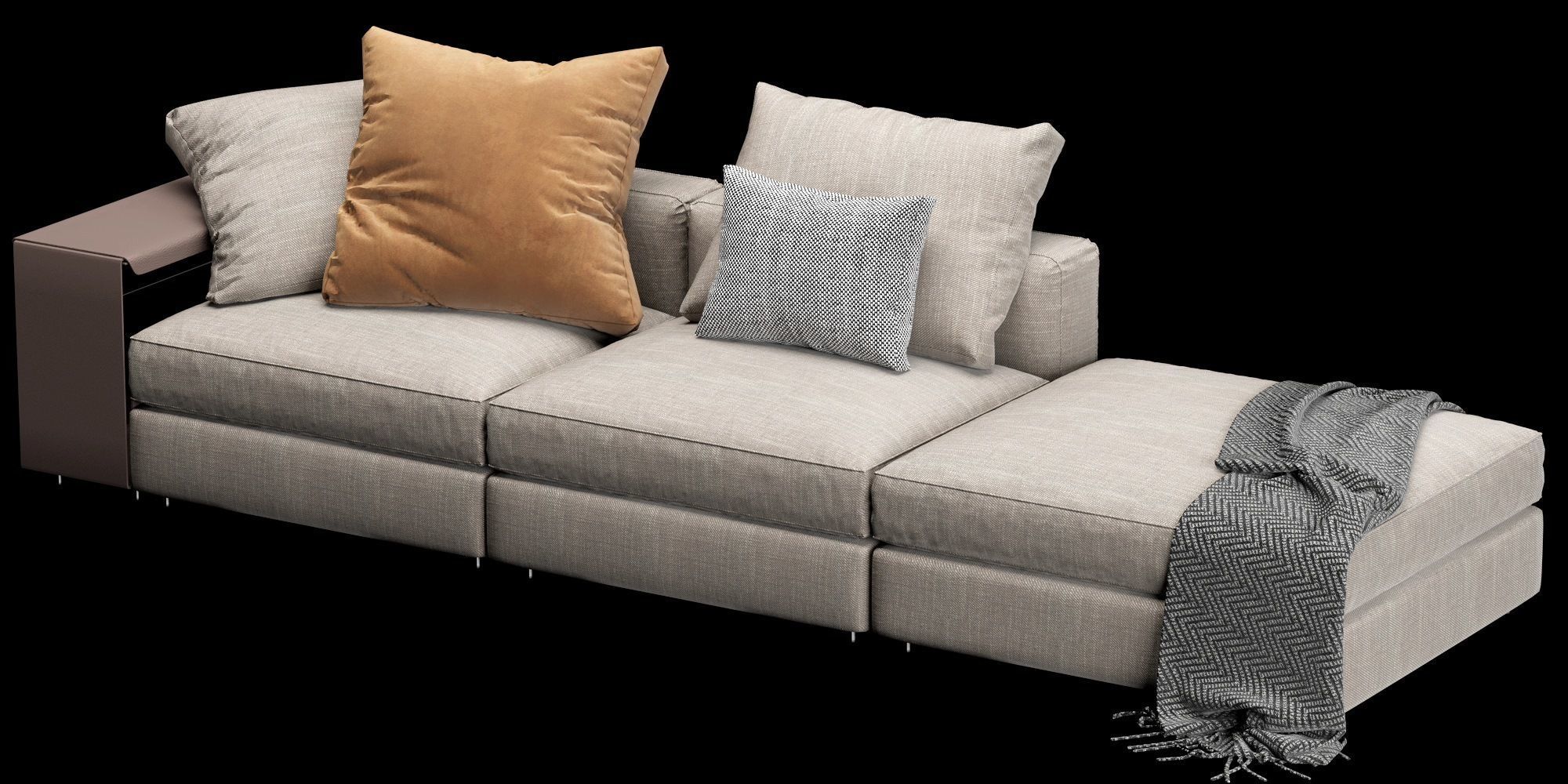 Flexform Harper 3D model | CGTrader