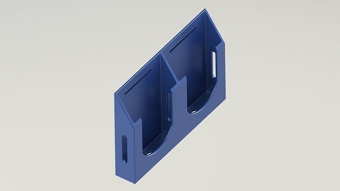 Dual Smartphone Holder 3D model 3D printable | CGTrader