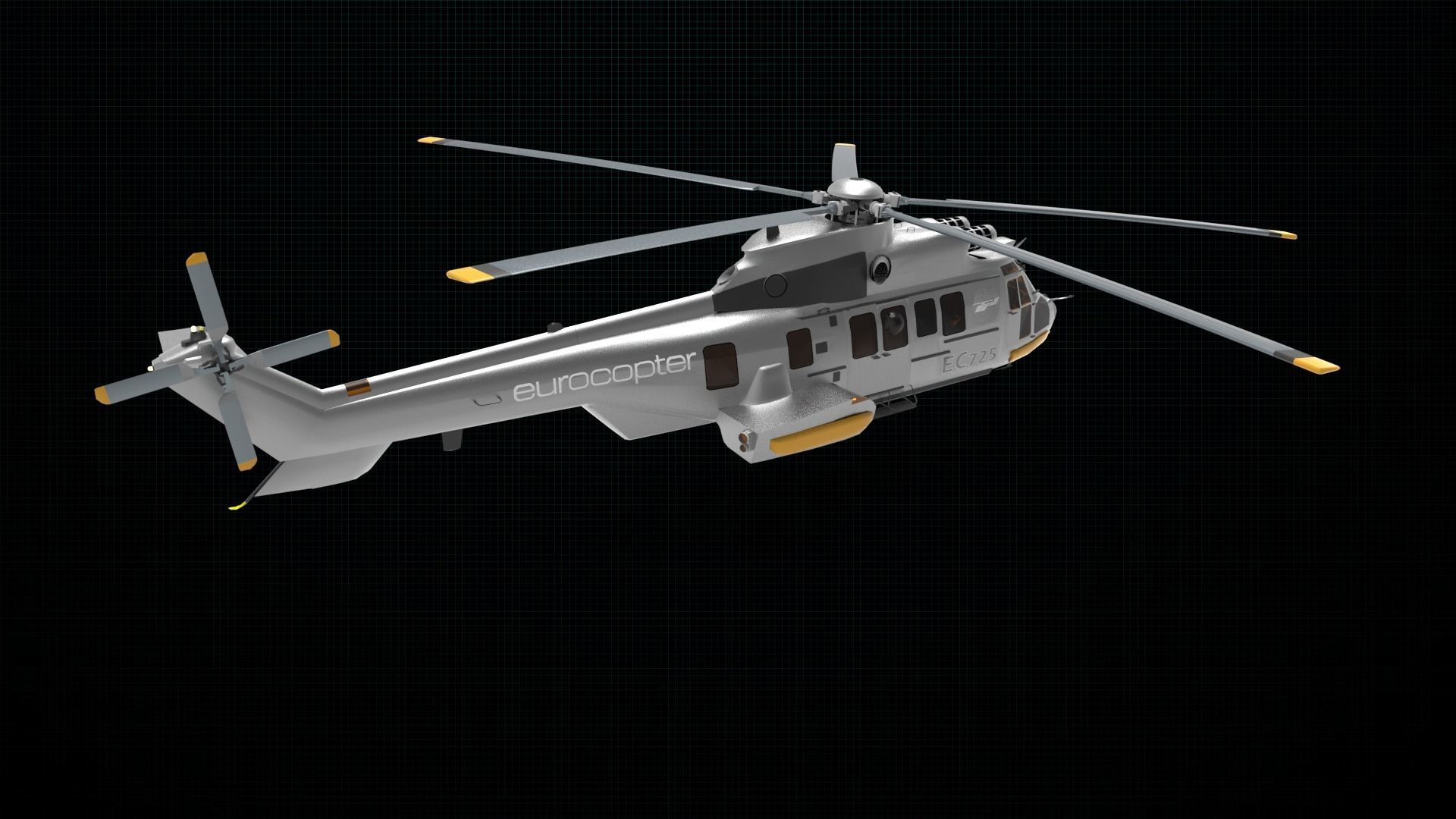 Eurocopter EC725 3D model | CGTrader