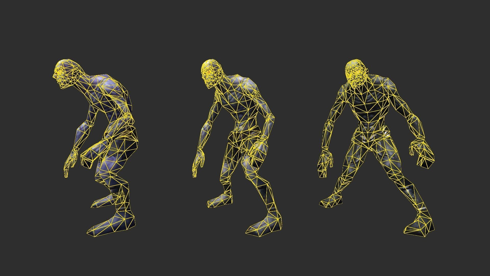 3D model Ghouls VR / AR / low-poly | CGTrader