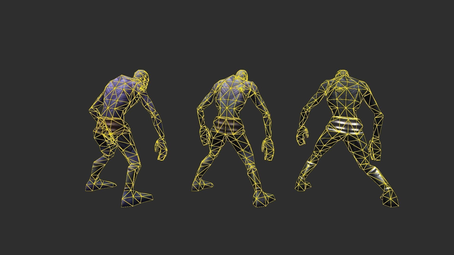 3D model Ghouls VR / AR / low-poly | CGTrader