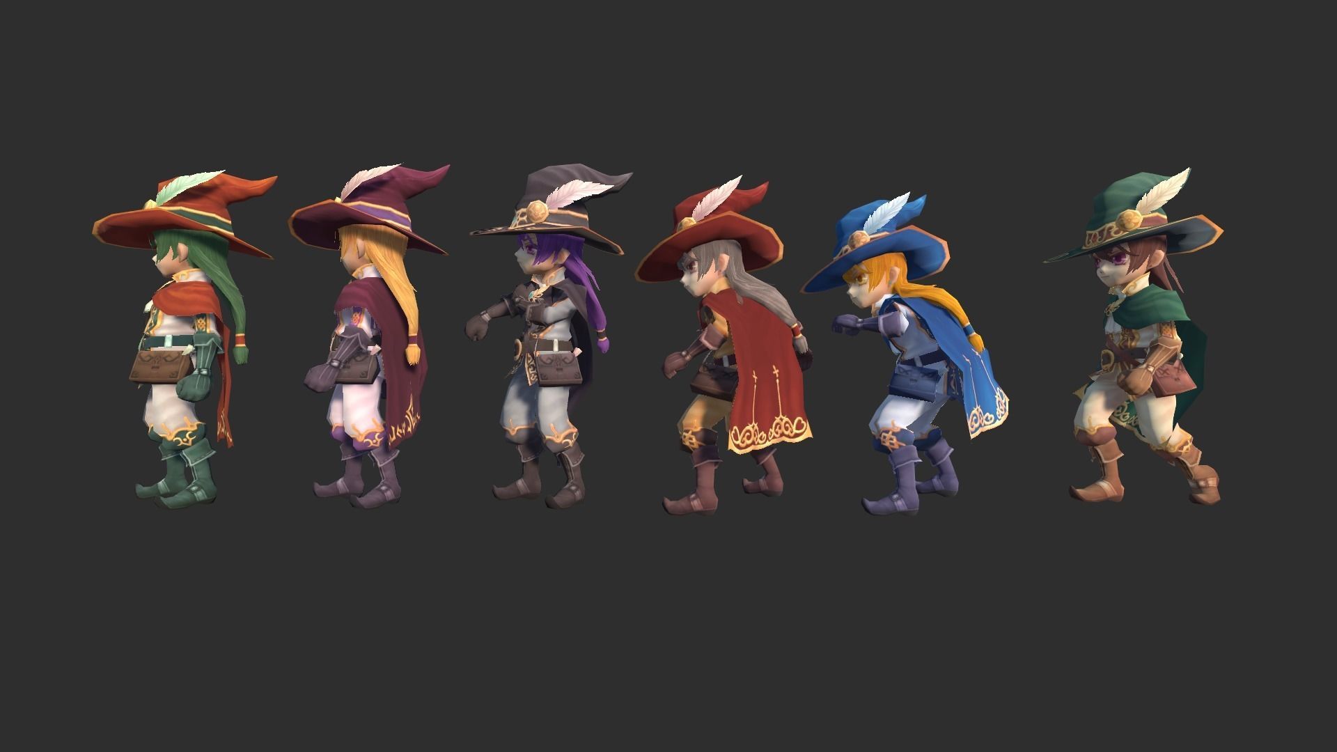 3D model Male Druids VR / AR / low-poly | CGTrader