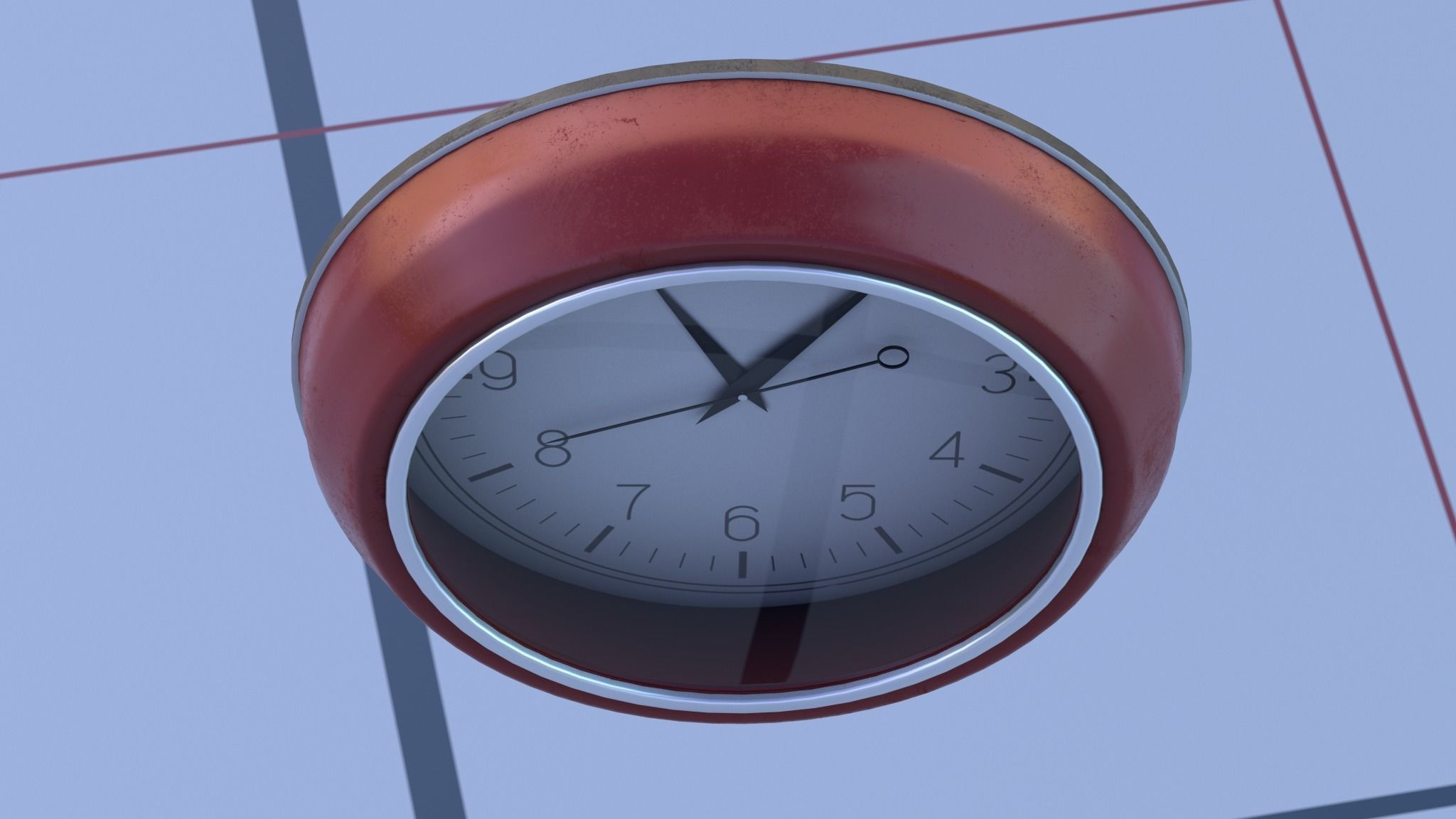 3D model Wall clocks PBR low-poly 3D Model VR / AR / low-poly | CGTrader