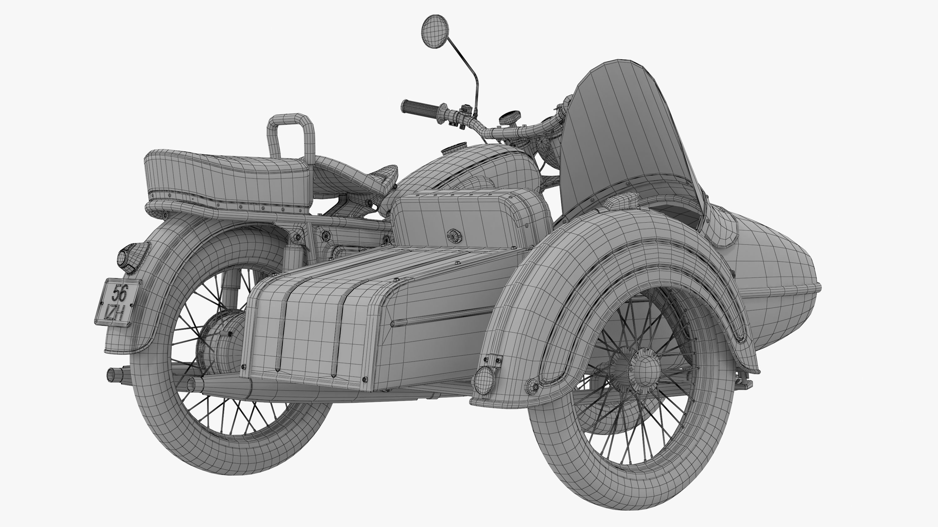 Izh 56 3D model | CGTrader