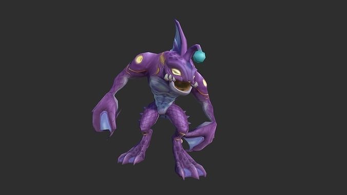 3D model Deep One VR / AR / low-poly | CGTrader