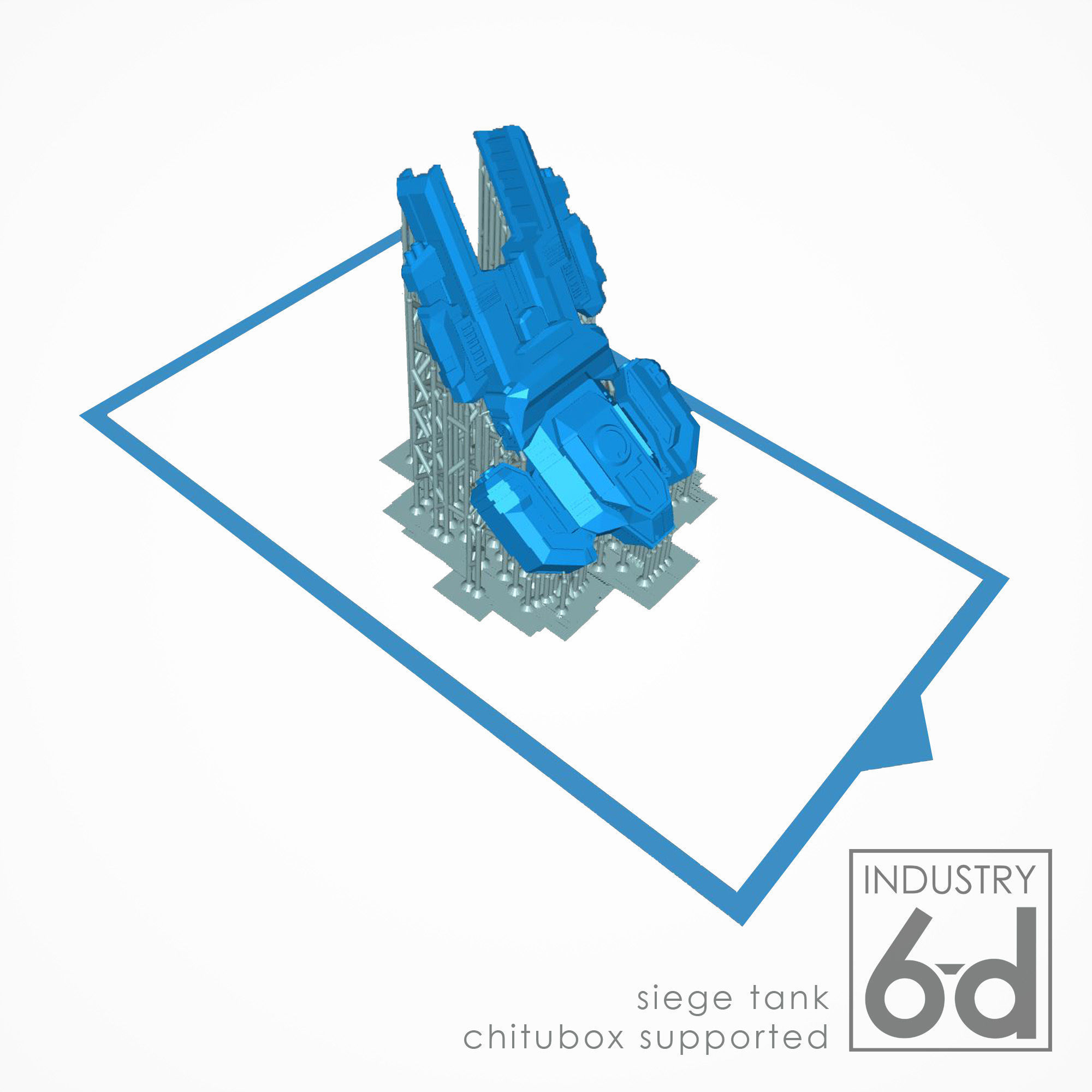 Siege Tank 3D model 3D printable | CGTrader