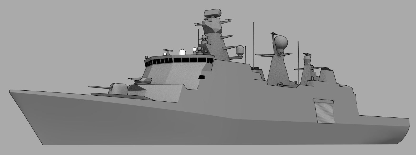 3D model FFG Absalon class VR / AR / low-poly | CGTrader