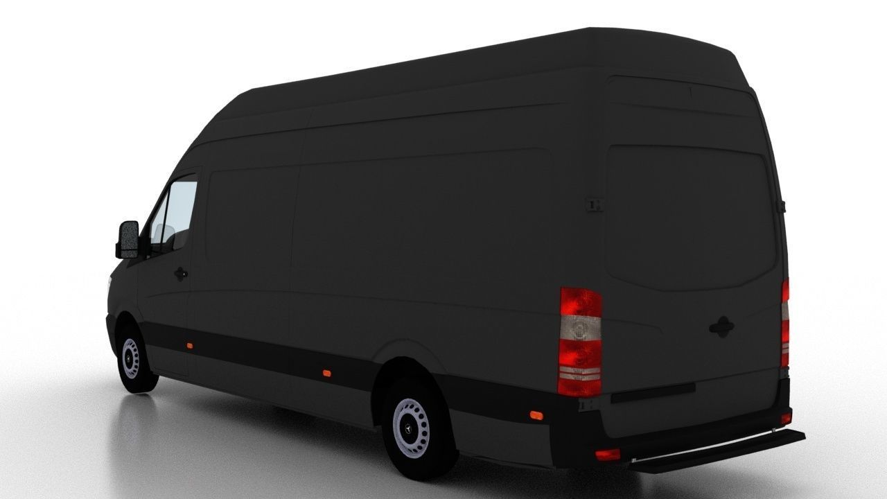 Mercedes Benz Sprinter L3H3 2009 Cargo EU 3D model | CGTrader