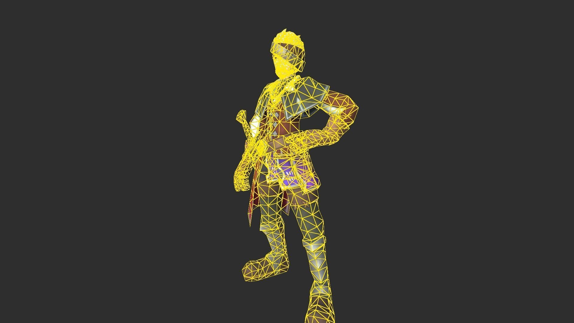 3D model Anime Old Adventurer VR / AR / low-poly | CGTrader