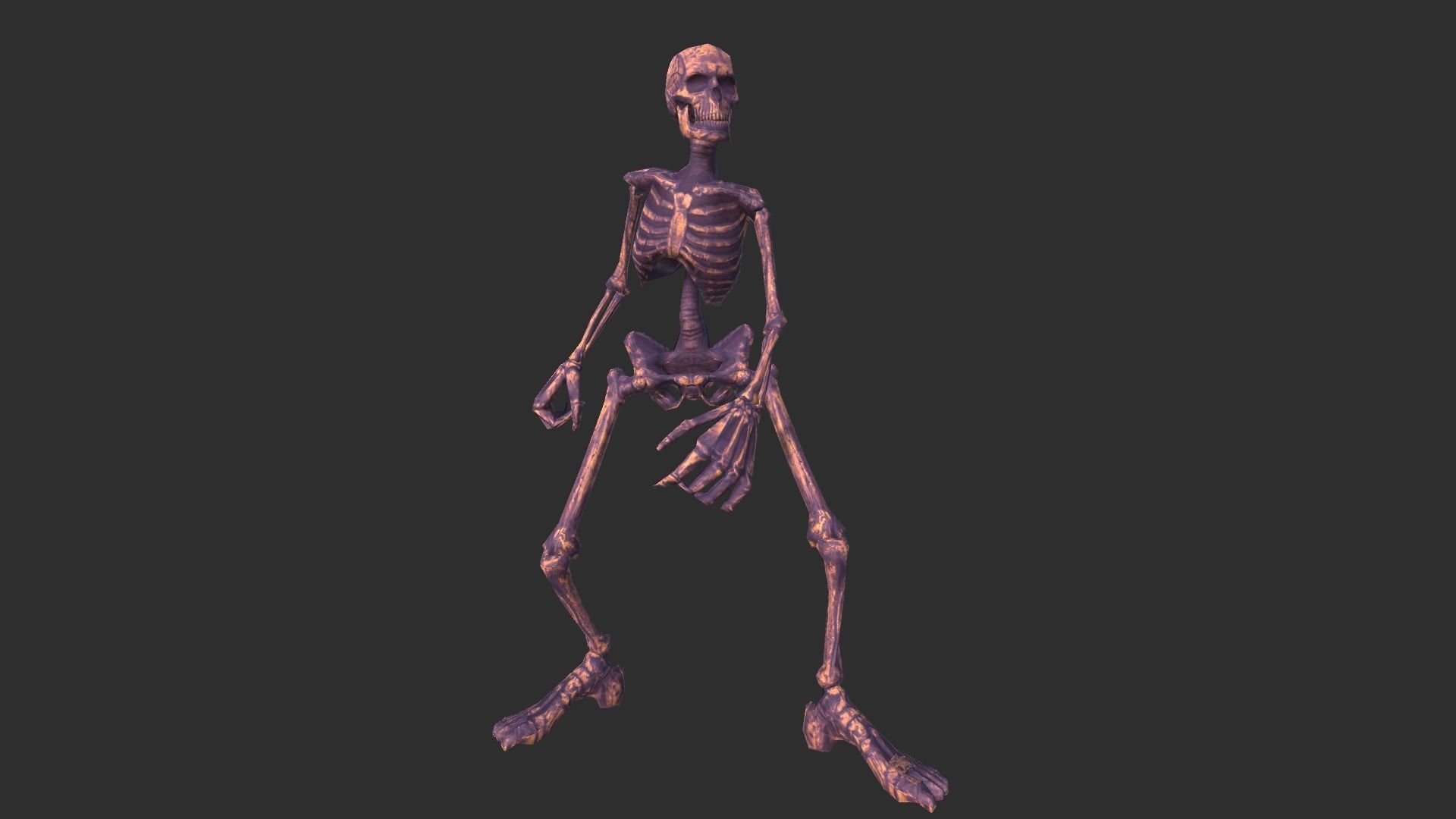 3d Model Anime Skeletons Vr Ar Low Poly Cgtrader