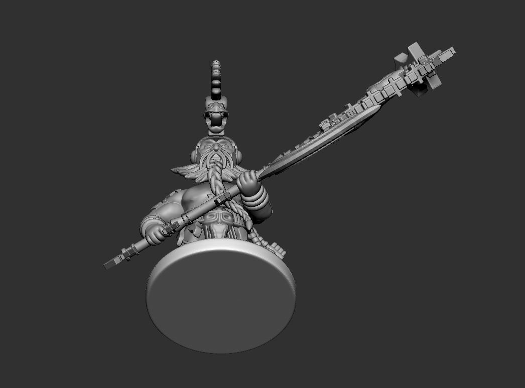 Dwarf Fyreslayers 3D model 3D printable | CGTrader