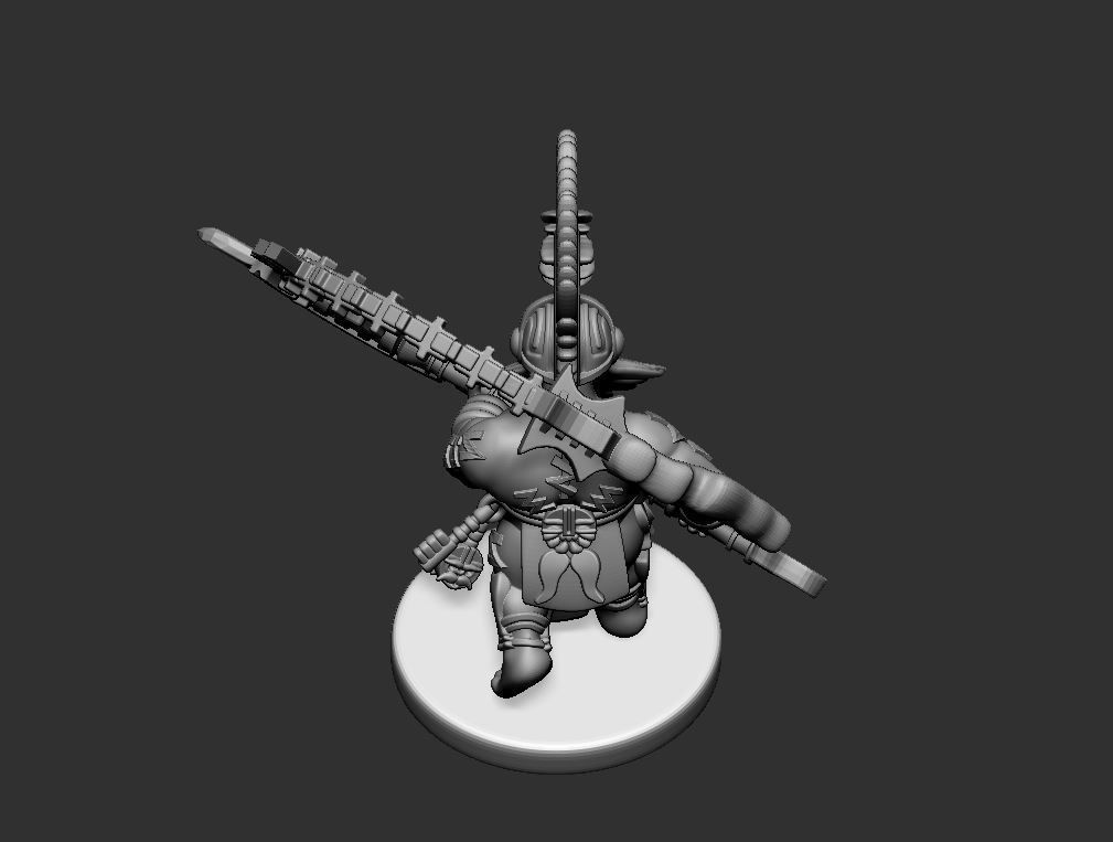 Dwarf Fyreslayers 3D model 3D printable | CGTrader