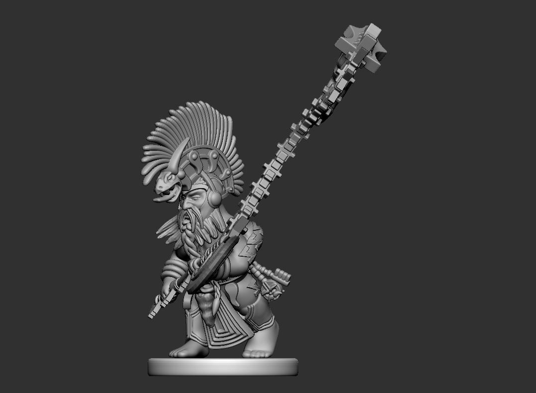 Dwarf Fyreslayers 3D model 3D printable | CGTrader