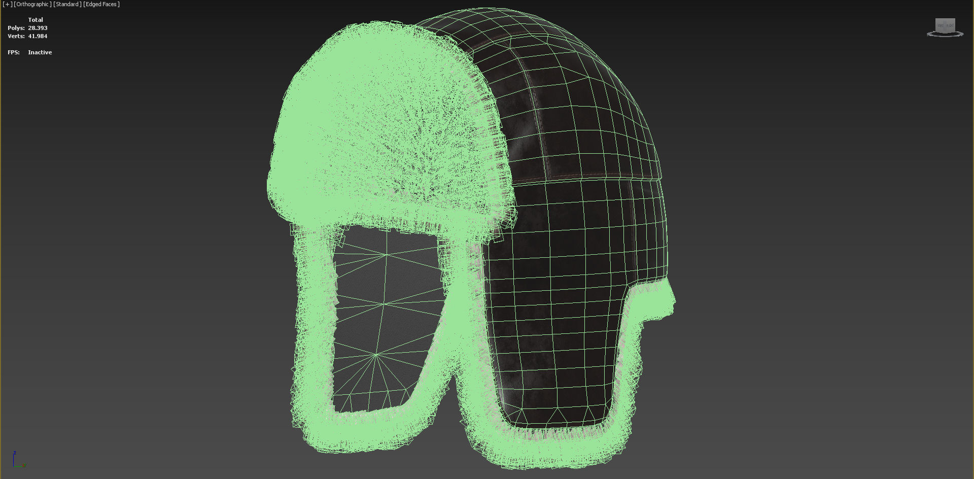 3D model Trapper Hat Winter Fur Lowpoly VR / AR / low-poly | CGTrader