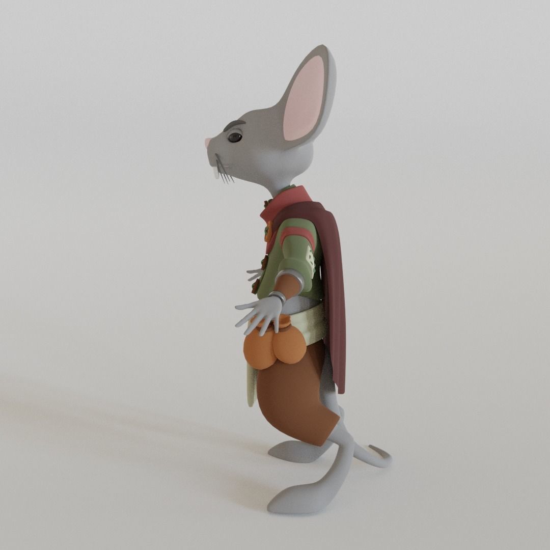 Mouse animal character 3D model | CGTrader