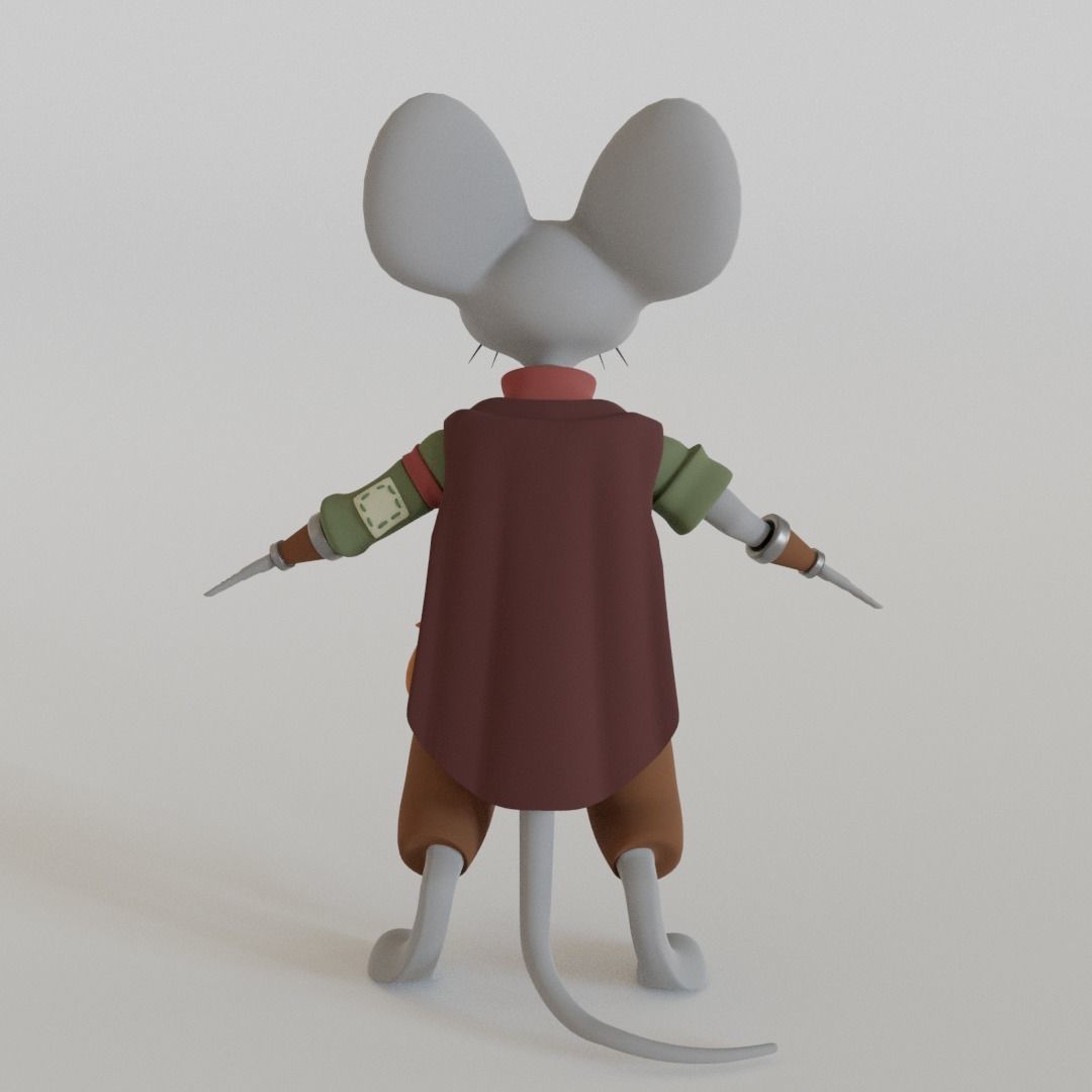 Mouse animal character 3D model | CGTrader