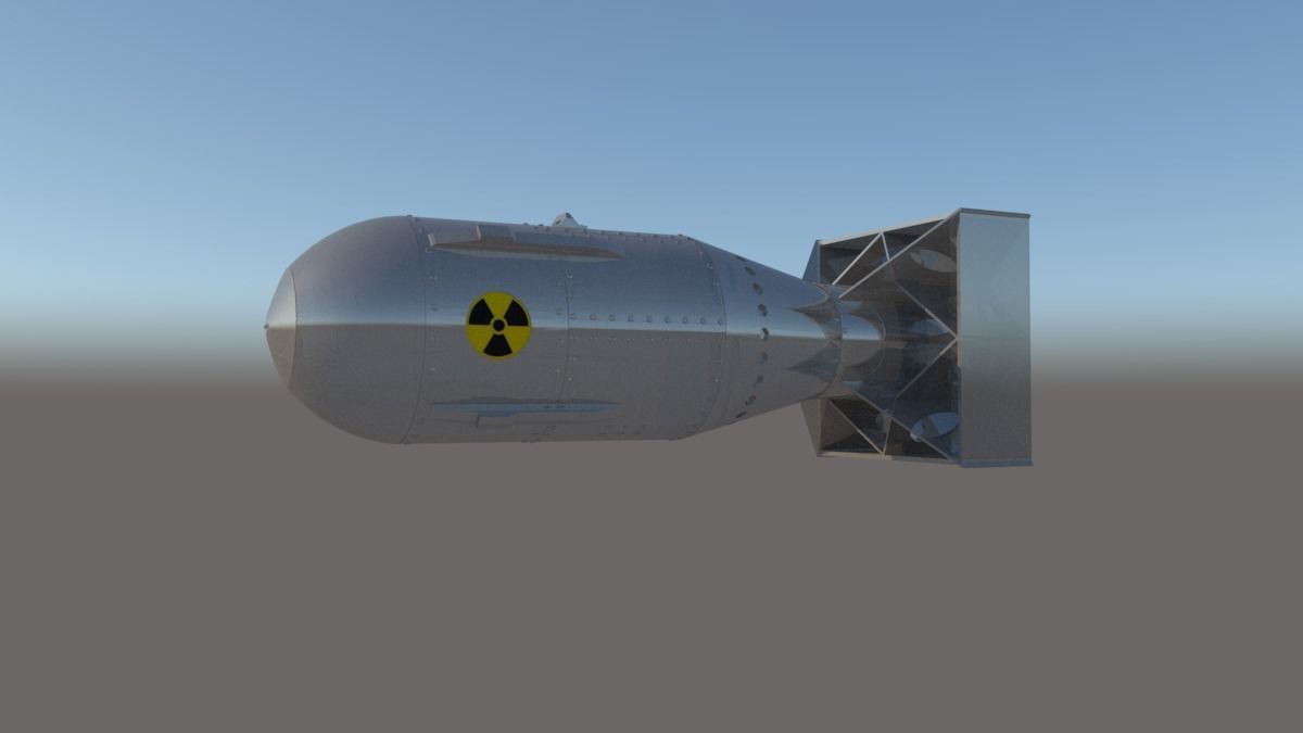 Atom bomb free 3D model | CGTrader