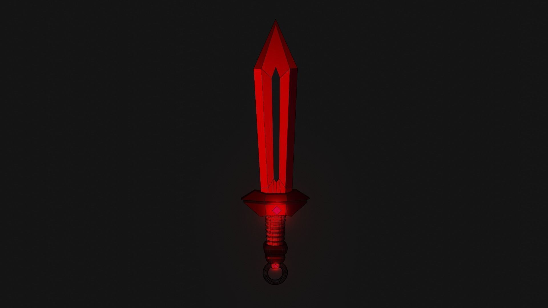 3D model Ruby Sword Low Poly for games VR / AR / low-poly | CGTrader