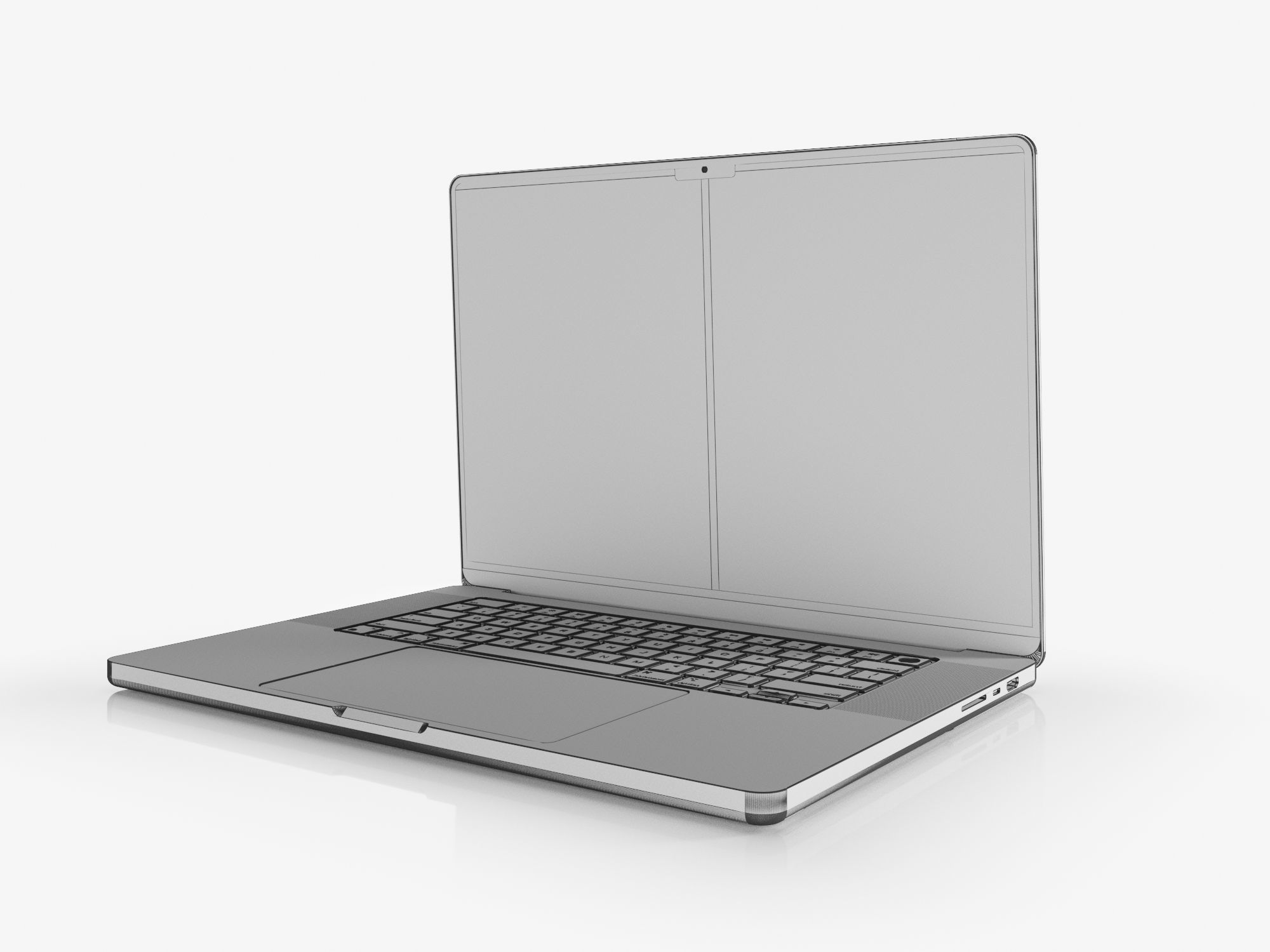 Apple Macbook Pro 16 Inch 2021 M1 3D model | CGTrader