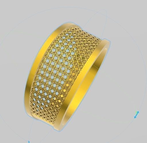 contemporary jali ring stl verified 3D model 3D printable | CGTrader