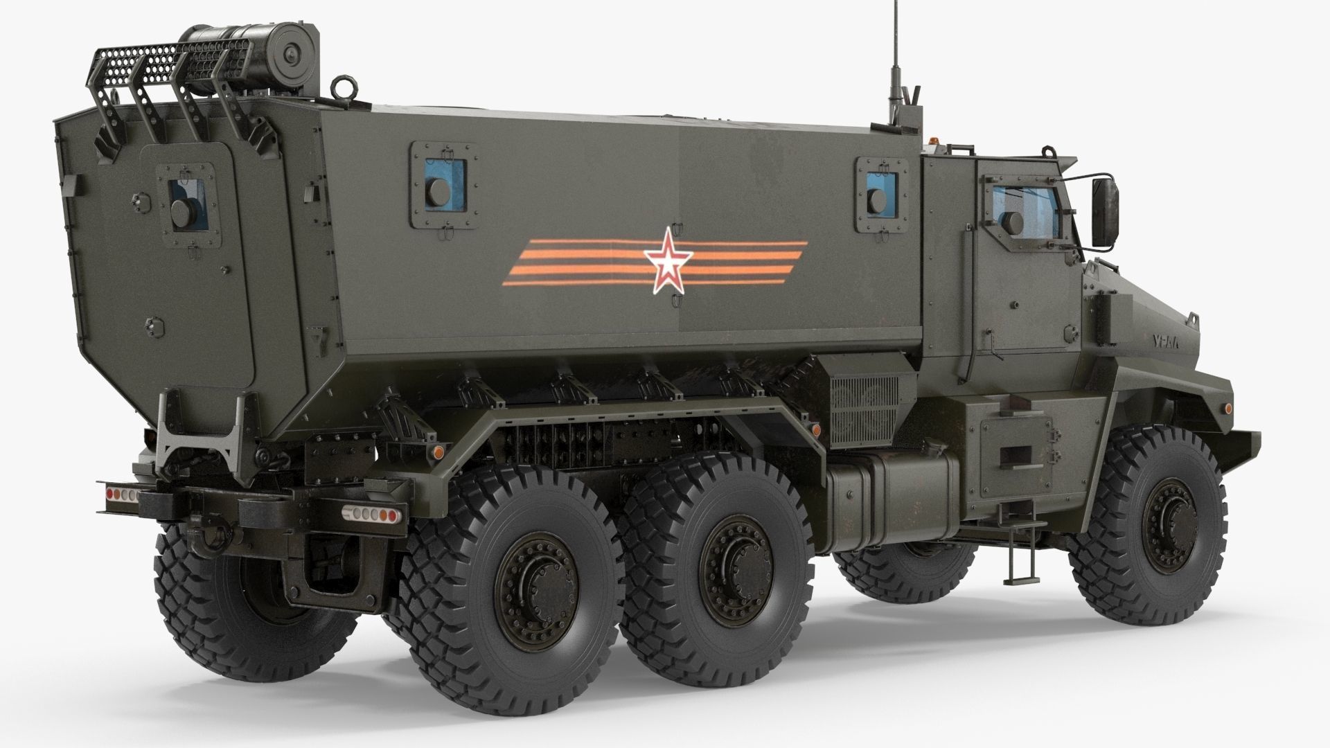Ural Typhoon 3D model | CGTrader