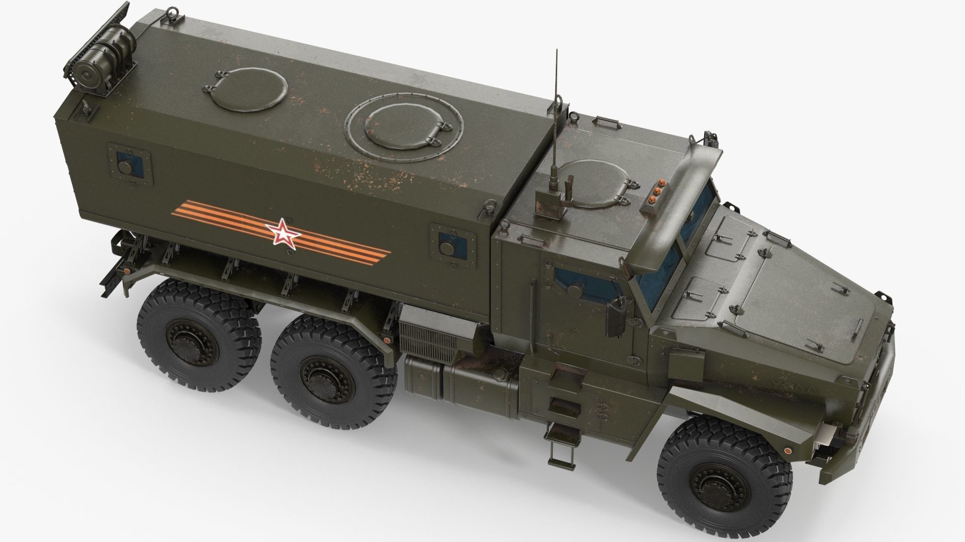 Ural Typhoon 3D model | CGTrader