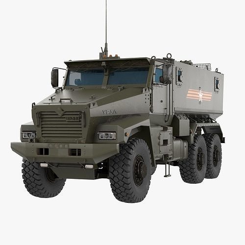 Ural Typhoon 3D model | CGTrader