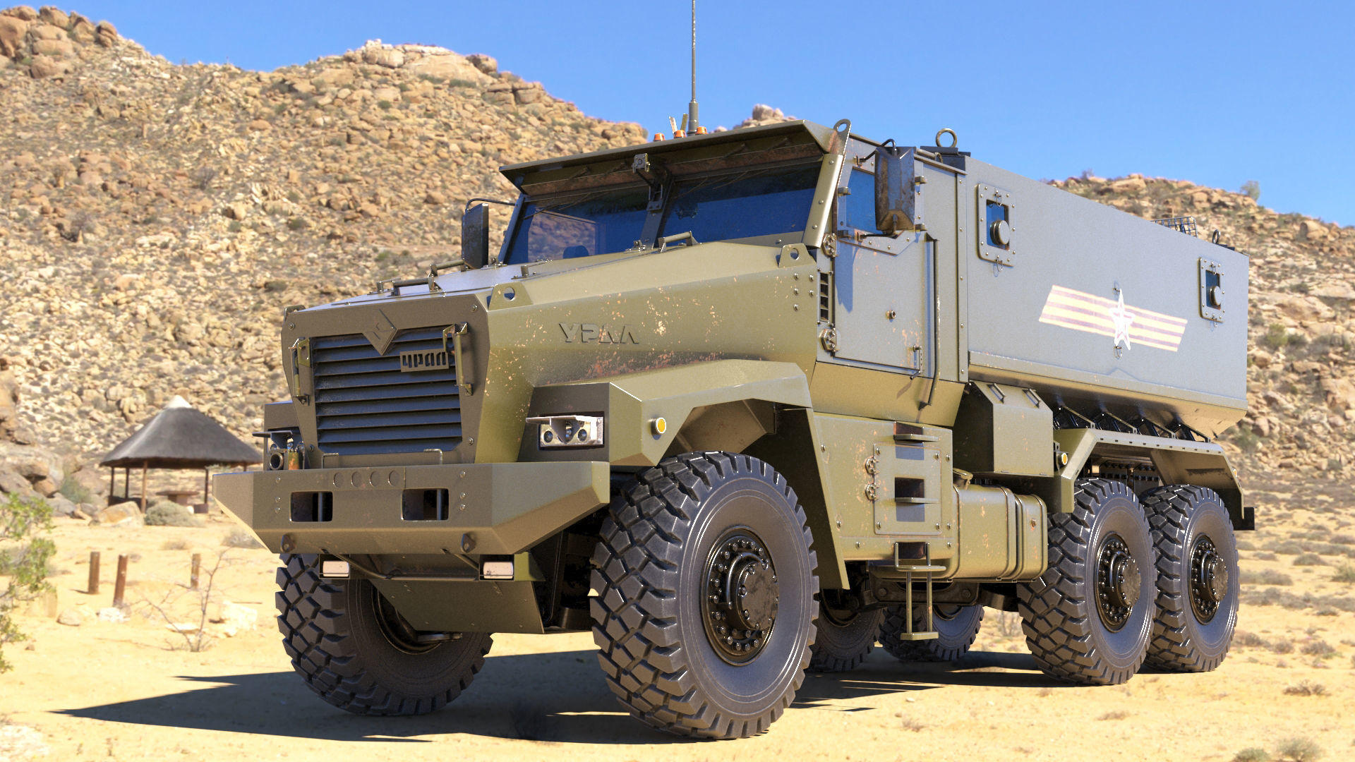 Ural Typhoon 3D model | CGTrader