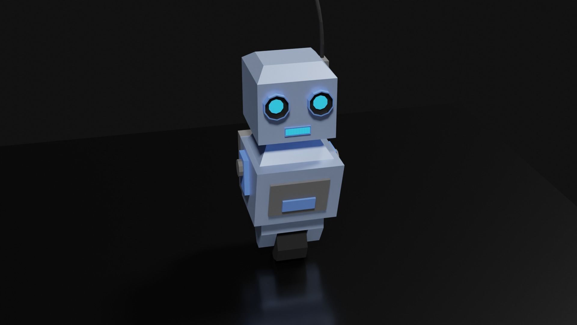 3D model Lowpoly Supporter Robot VR / AR / low-poly | CGTrader
