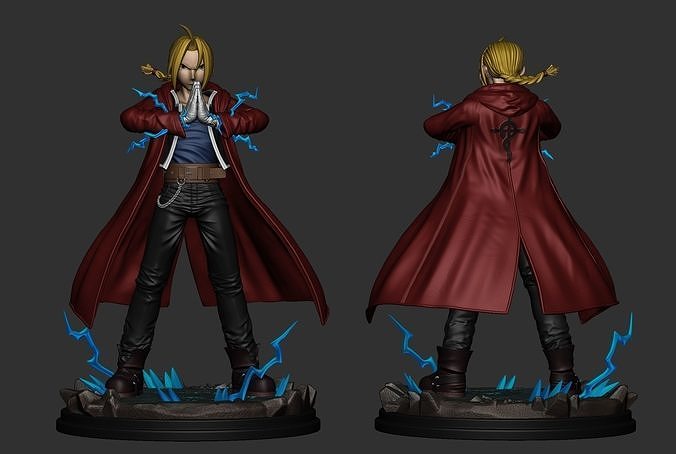Edward - Fullmetal Alchemist 3D model 3D printable | CGTrader