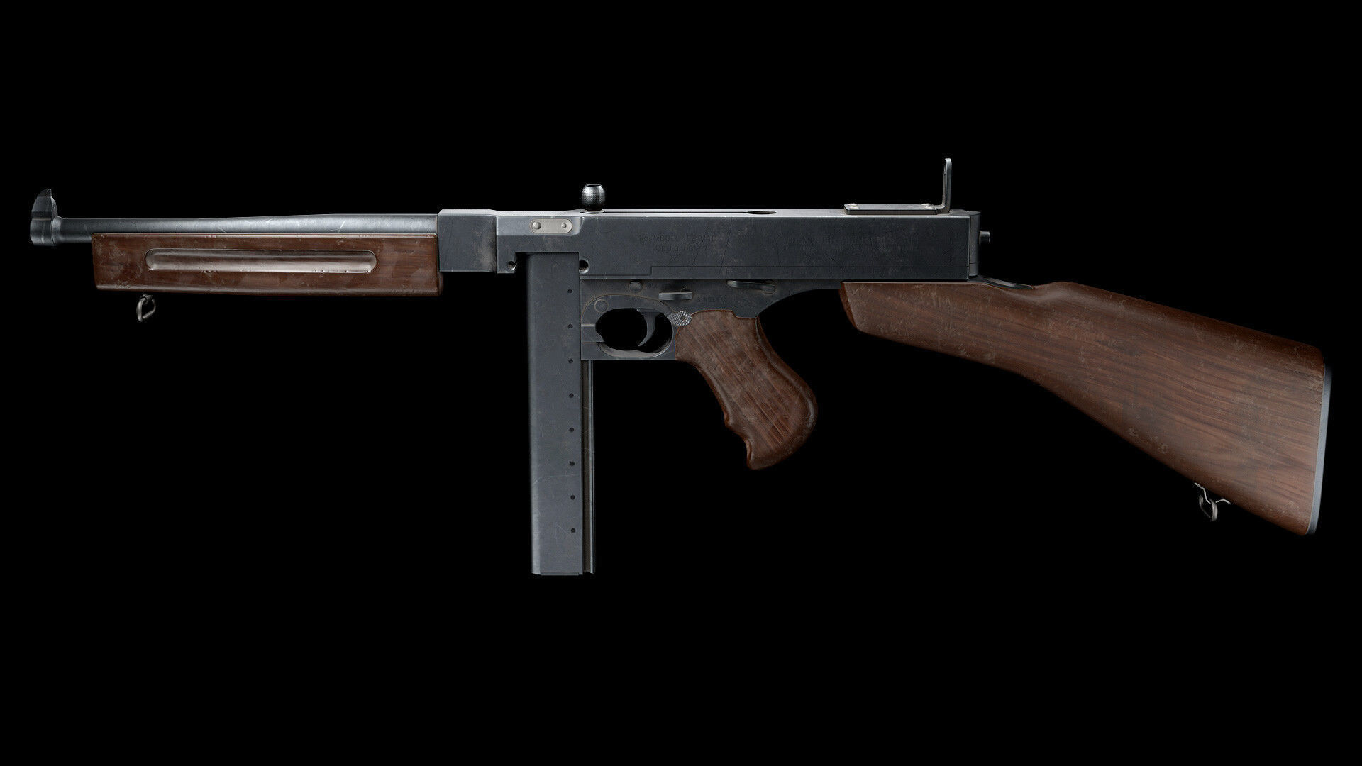 3D model Thompson SMG VR / AR / low-poly | CGTrader