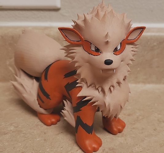 POKEMON 59 - ARCANINE 3D model 3D printable | CGTrader