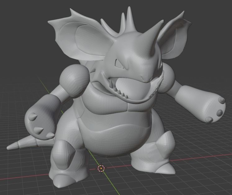 POKEMON 34 - NIDOKING 3D model 3D printable | CGTrader