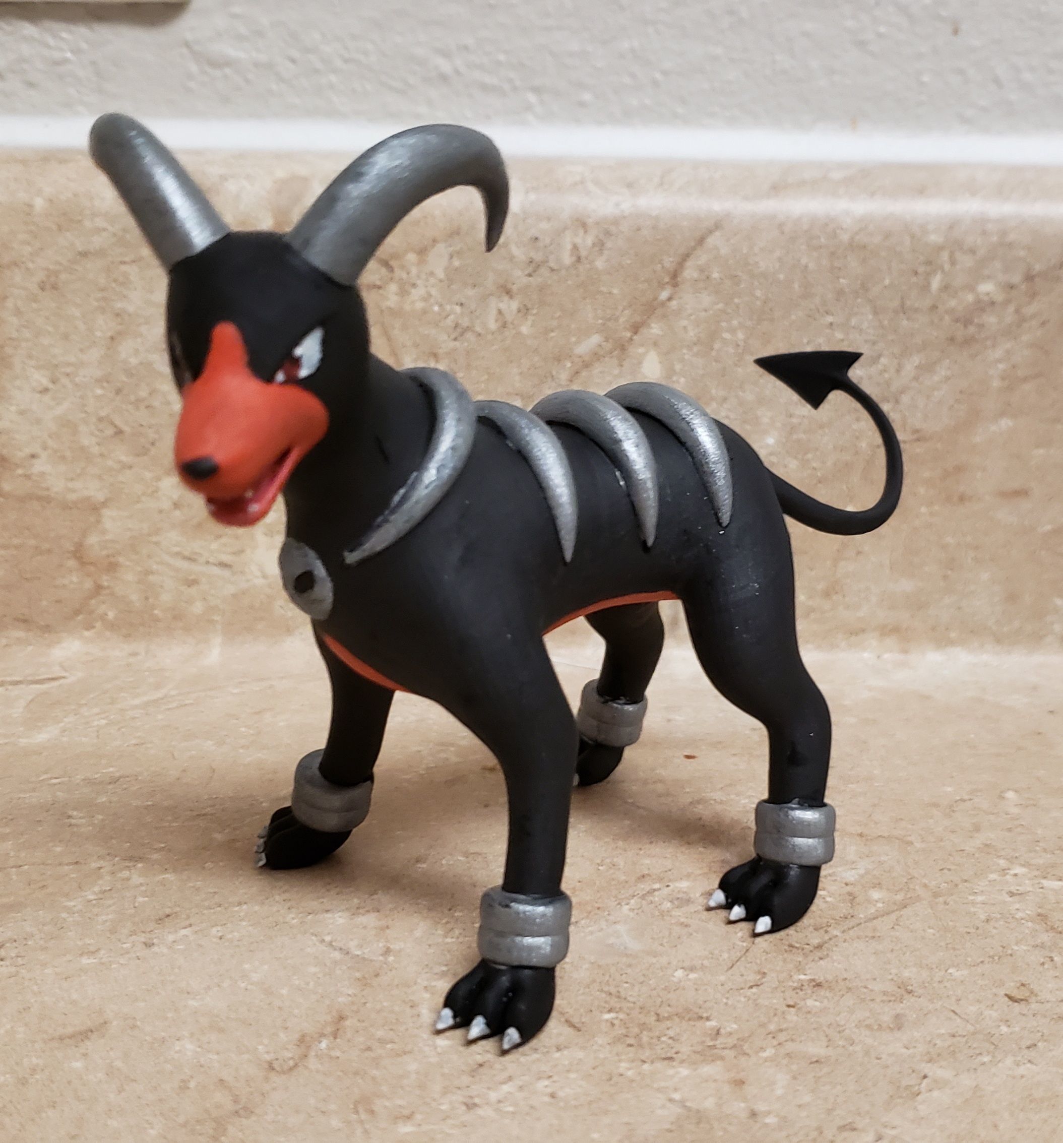 POKEMON 229 - HOUNDOOM 3D model 3D printable | CGTrader