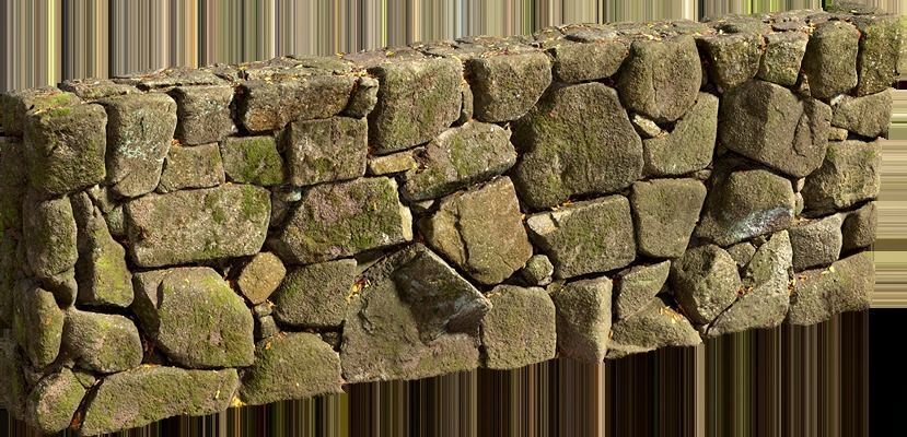 Stone wall free VR / AR / low-poly 3D model rigged | CGTrader