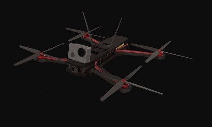3D model FPV Drone VR / AR / low-poly | CGTrader